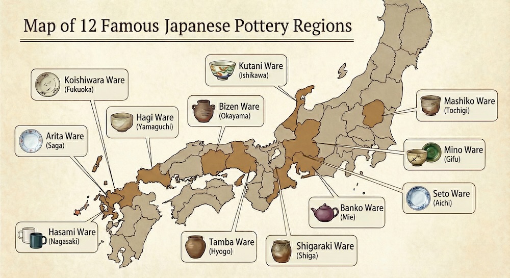 The Beginner’s Guide to Japanese Pottery: Comparing 12 Famous Styles